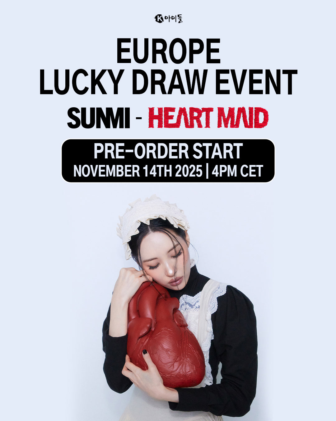 BBANGYA | *PRE-ORDER* [LUCKY DRAW/SIGNED EVENT] SUNMI - Heart Maid (1st ...